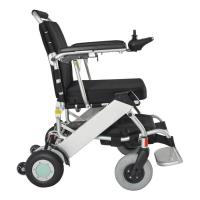 China Brush Motor Light Foldable Electric Wheelchair  For Airport Travelling for sale