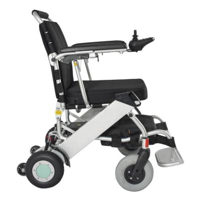China Brush Motor Light Foldable Electric Wheelchair  For Airport Travelling for sale