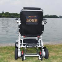 China Brush Motor Light Foldable Electric Wheelchair  For Airport Travelling for sale