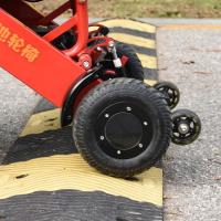 China Aluminum Alloy 6 Km/H 100KG Foldable Power Wheelchair for sale
