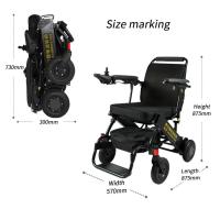 China Lithium Battery Fold Up 4h Travel Electric Wheelchair for sale