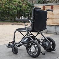 China Handicapped 16AH Classic Folding Electric Wheelchair Aluminum Alloy for sale