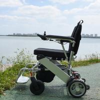 China Lithium Battery Powered Lightweight Wheelchair Folding for sale