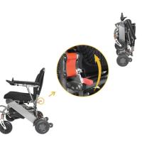 China Brush Motor 150Wx2 Portable Foldable Electric Wheelchair for sale