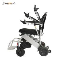 China Portable Light Weight Handicapped Folding Electric Power Wheelchair with Brushless Motor 150W*2 for sale