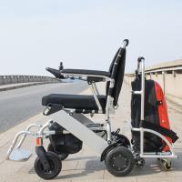 China Lightweight Motorized Folding Power Wheelchair With 220lb Load for sale
