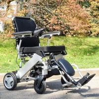 China Aluminium Alloy Folding Electric Wheelchair With Brushless Motor 180W*2 for sale