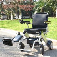 China Lithium Ion Battery Lightweight Motorized Wheelchair For Handicapped for sale