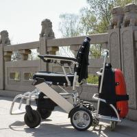 China FDA Portable Lightweight Folding Electric Wheelchair With Lithium Ion Battery for sale