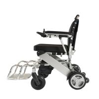 China Ultra Light Folding Electric Wheelchair 6km/h With Brushless Controller for sale