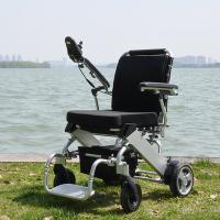 China 4 Hour Portable Foldable Electric Wheelchair Lightweight Motorized Mobility Power Wheelchair for sale