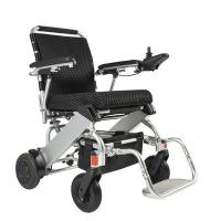 China PU Tyre Portable Foldable Electric Wheelchair 220.46LB Load Lightweight For Handicapped for sale