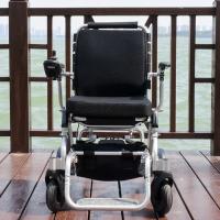 China Brushless Portable Foldable Electric Wheelchair Lithium Battery Lightweight With 300W Motor for sale