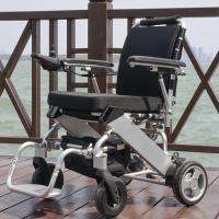 China Brushless Portable Foldable Electric Wheelchair Lithium Battery Lightweight With 300W Motor for sale