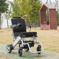 China Lightweight Aluminum Foldable Power Electric Wheelchair Handicapped for sale