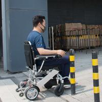 China 6km/H Disabled Electric Wheelchair Aluminum Frame 100kg Load for sale