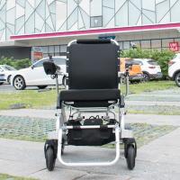 China Aluminium Auto Folding Electric Wheelchair With Brushless Motor for sale