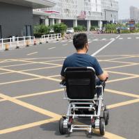 China Aluminum Alloy Motorized Mobility Wheelchair For Disabled Elderly for sale