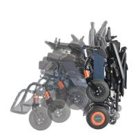 China 6km/Hr Portable Foldable Electric Wheelchair With Brushless Motor for sale