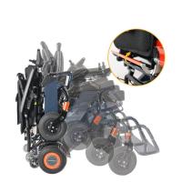 China Lithium Battery Folding Wheelchair Lightweight With Brushless Motor for sale