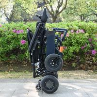 China 6km/Hr Portable Foldable Electric Wheelchair With Brushless Motor for sale