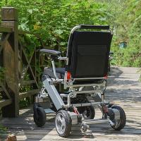 China Outdoor Mobility 6km/h Classic Electric Folding Wheelchair for sale