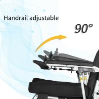 China Aluminum Alloy 36km 24V Lightweight Motorised Wheelchairs for sale