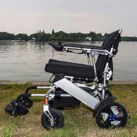 China Aluminum Alloy Multifunction Foldable Electric Wheelchair for sale