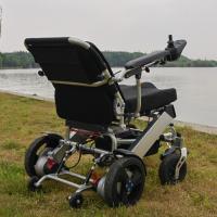 China Aluminum Alloy Multifunction Foldable Electric Wheelchair for sale
