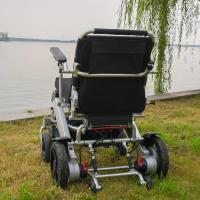 China Airport 36km Multifunction Foldable Electric Wheelchair for sale