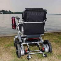 China Electromagnetic Brake 125KG 24V Lightweight Motorized Wheelchair for sale