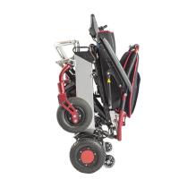 China Aluminum Alloy Lightweight Motorized Folding Wheelchair for sale