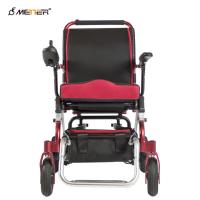 China Brushless Motor Lightweight Foldable Power Wheelchair For Disabled for sale