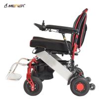 China Brushless Motor Lightweight Foldable Power Wheelchair For Disabled for sale