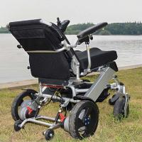 China ISO13485 275.58lbs Load Foldable Handicapped Electric Wheelchair for sale