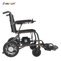 China ISO13485 Portable Folding Electric Wheelchair 125kg Multifunction Foldable Electric Wheelchair for sale