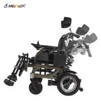 China 120kg Load Portable Folding Wheelchair With Lithium Battery Brushless Motor for sale