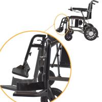 China Lightweight Aluminum Foldable Power Electric Wheelchair 125kg Load for sale