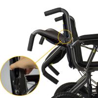 China Lightweight Aluminum Foldable Power Electric Wheelchair 125kg Load for sale