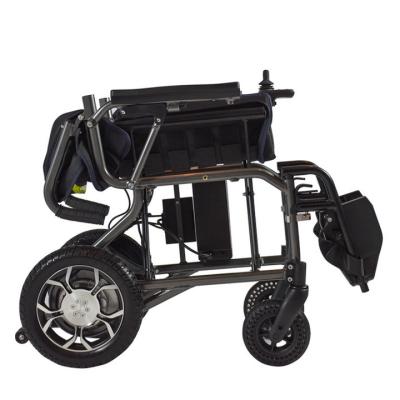 China Portable Handicapped Folding Electric Power Wheelchair with 7.8AH Battery for sale
