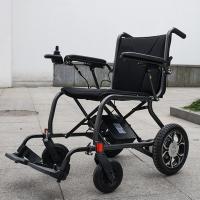 China Aluminum Handicapped Foldable Power Electric Wheelchair Multifunction for sale