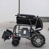 China Lithium Battery Lightweight Power Wheelchair Foldable With PU Tire for sale