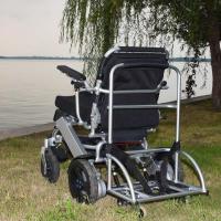 China Aluminum Alloy 275.58lbs Collapsible Electric Wheelchair for sale