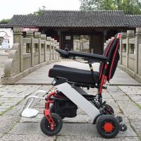China Brush Motor Light Foldable Electric Wheelchair For Disabled Elderly for sale
