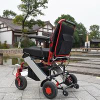China Lightweight Folding Electric Wheelchair With Brushless Motor for sale