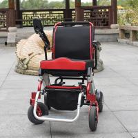 China Brushless Motor Lithium Battery Powered Wheelchairs 6km/H for sale