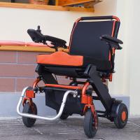China Electric Foldable Wheelchair 6km/H With Rigid PU Tyre for sale