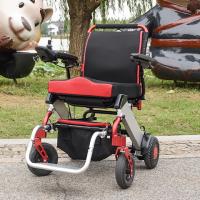 China Lithium Battery Foldable Electric Wheelchair Aluminum Alloy for sale