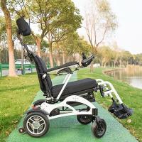 China Lithium Battery Brushless Motor Electric Power Wheelchair 120KG Load for sale