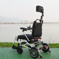 China Aluminum Electric Collapsible Wheelchair 120kg Load Lightweight for sale